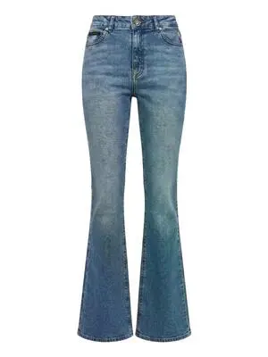 Philipp Plein Flare Fit Jeans - Blue