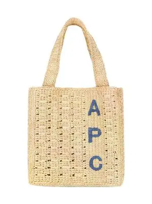 A.p.c. Woven Tote Bag - Neutrals