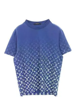 LOUIS VUITTON 2010s Monogram Gradient-print T-shirt - Blue