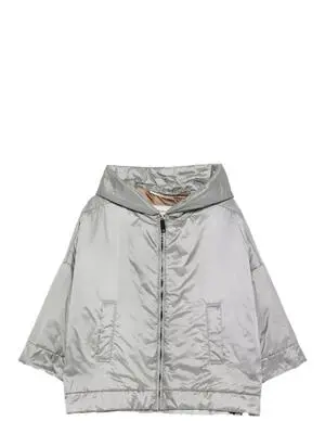 Max Mara Fiore Hooded Jacket - Grey