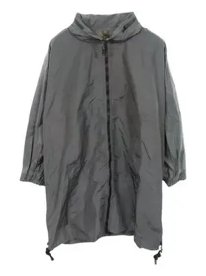 LOUIS VUITTON Monogram Side-zip Raincoat - Grey
