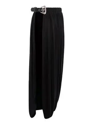 SEEN USERS Belted Pleated Skirt - Black