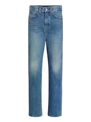 Khaite Bonnie Whiskering Effect Jeans - Blue