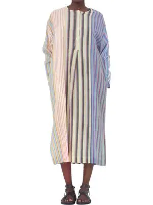 MII Kea Striped Midi Dress - Blue