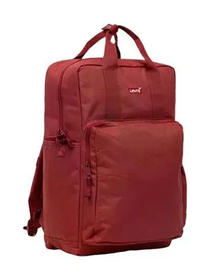 LEVI'S Large Backpack With Logo Patch - Red