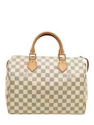 LOUIS VUITTON Damier Azur Speedy Handbag - Neutrals