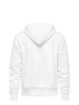 DIESEL® Logo-print Zip-up Hoodie - White