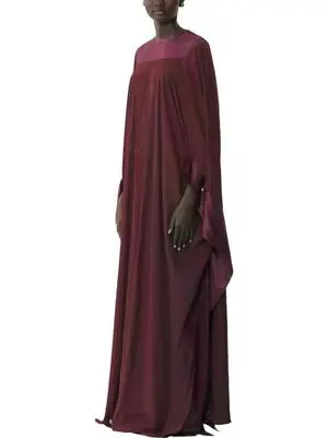 LANVIN Charmeuse Caftan Dress - Red