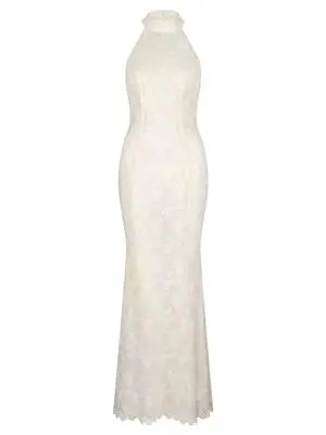ATOIR Devon Lace-overlay Sleeveless Maxi Dress - Neutrals