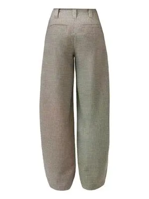 Closed Barlie Checked Wide Leg Trousers - Neutrals