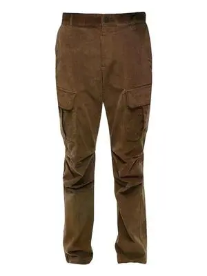 DIESEL® Argy Ribbed-velour Cargo Pants - Brown