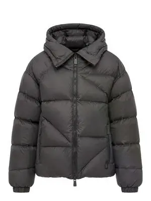 Bacon Double Hooded Puffer Jacket - Grey