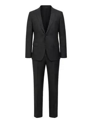 Corneliani Check-pattern Single-breasted Suit - Grey