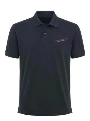 DIESEL® Logo-print Smith Polo Shirt - Blue