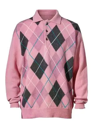 JW Anderson X Pringle Of Scotland Polo Shirt - Pink