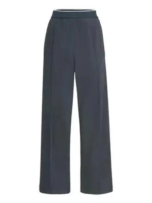 Brunello Cucinelli Cotton Smooth French Terry Track Trousers - Blue