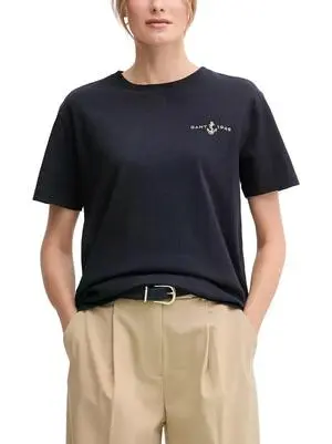 Gant Anchor Motif T-shirt - Blue