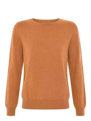 Malo Crew-neck Long-sleeve Sweater - Orange