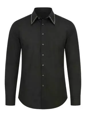 Dsquared2 Contrast-stitch Shirt - Black