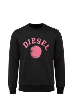 DIESEL® Logo Print Sweatshirt - Black
