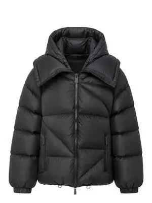 Bacon Double B Quilted Down Jacket - Black