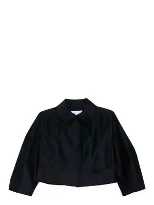 Dice Kayek Structured Cotton Jacket - Blue
