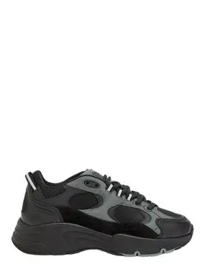 CLEENS Pulserunner Panelled Sneakers - Black