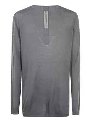 Rick Owens V-neck T-shirt - Grey