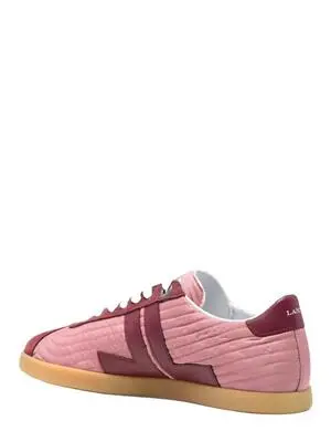 LANVIN Quilted Logo Sneakers - Pink
