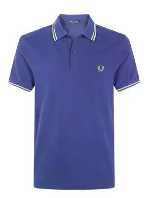 Fred Perry Cotton Polo Shirt - Blue