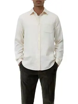Closed Patch-pocket Cotton Shirt - Neutrals