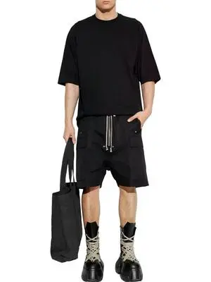 Rick Owens Short-sleeve Cotton T-shirt - Black