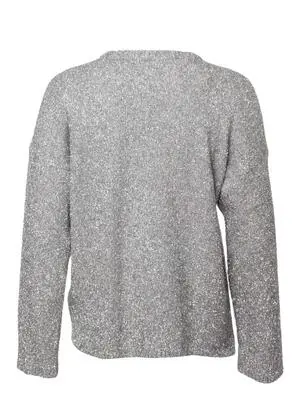 Off-White Knitted Pullover - Grey