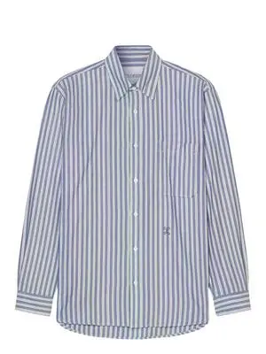 Closed Striped Cotton Shirt - Blue
