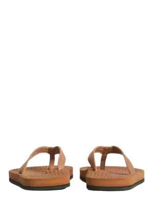 Maison Kitsuné X Indosole Easy Living Flip Flops - Neutrals