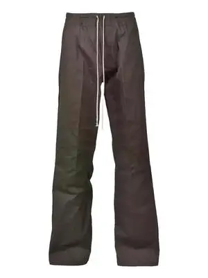 Rick Owens Dietrich Drawstring Waist Wide Leg Trousers - Grey