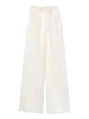 Séfr Daphne Textured Finish Trousers - White