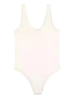 120% Lino Sleeveless Scoop Neck Body - Neutrals