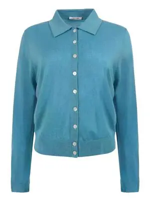 Sandy Liang Button-up Cardigan - Blue