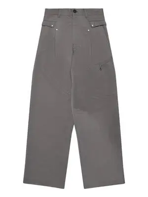 Asics Cargo Pants With Wide Leg - Grey