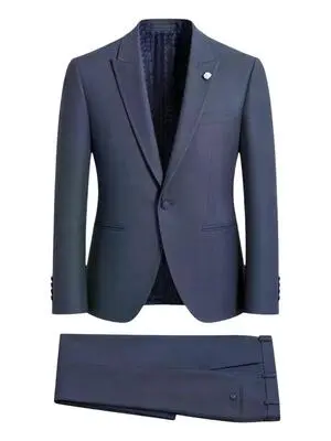 RAMON SANJURJO Peak-lapels Single-breasted Suit - Blue