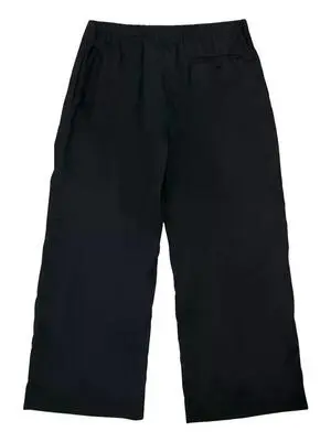 META CAMPANIA COLLECTIVE Trace Pleated Wide-leg Trousers - Black