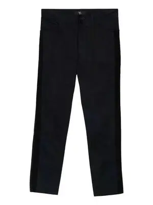 Y’s Side-stripe Tailored Trousers - Blue