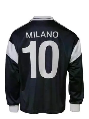 Dolce & Gabbana Polo Collar Sweatshirt - Blue