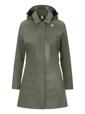 K-WAY Mathy Hooded Jacket - Green