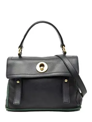 Saint Laurent Leather Muse Two Satchel - Black