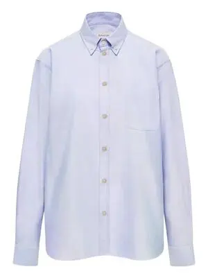 Moncler Button-down Chest-pocket Shirt - Blue