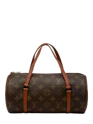 LOUIS VUITTON Louis Vuitton 1988 Monogram Papillon 26 Handbag Brown
