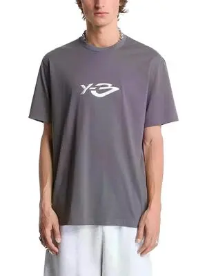 Y3 Liquid Logo T-shirt - Grey