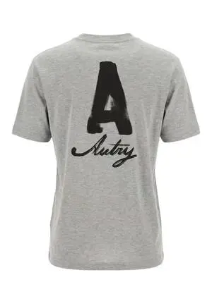 AUTRY Logo-print T-shirt - Grey